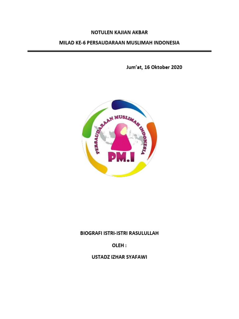 Biografi Istri-Istri Nabi Muhammad | PDF