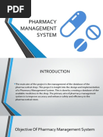 Pharmacy Management System Design | PDF | Pharmacy | Graphical User ...