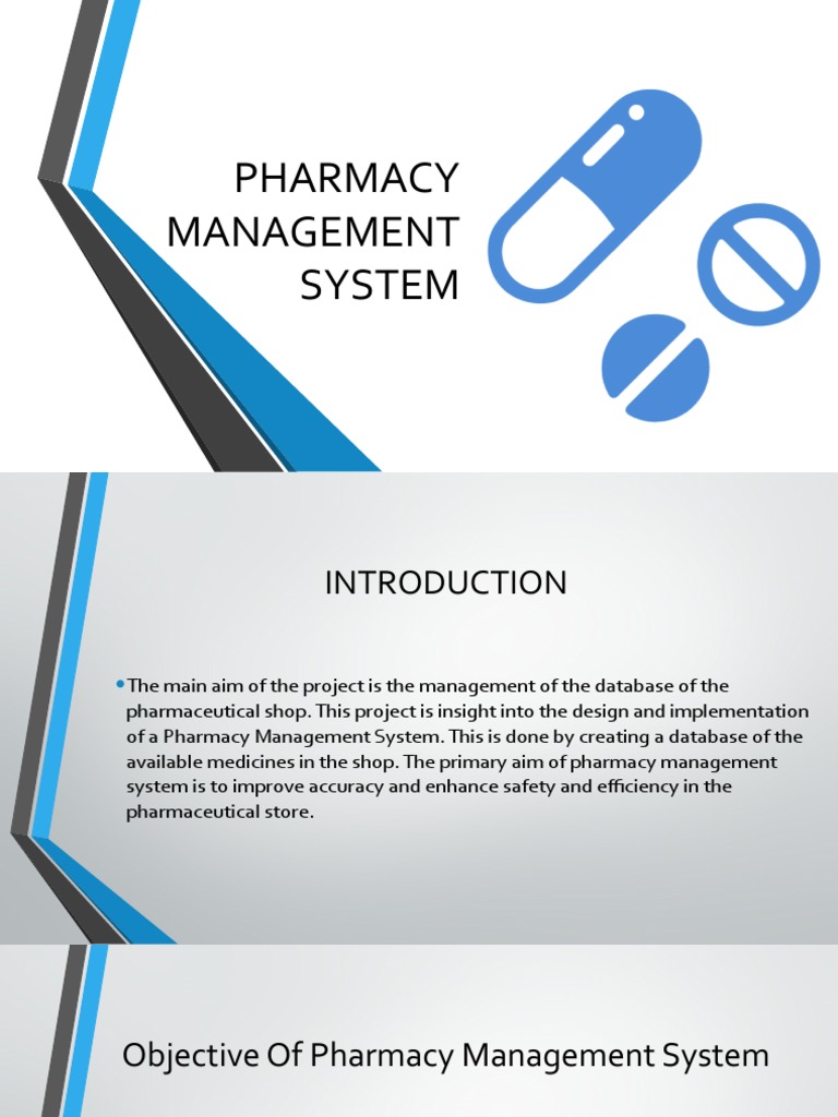 Pharmacy Management System | PDF