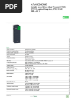Catalog Altivar Process ATV630 Variable Speed Drives | PDF | Electric ...