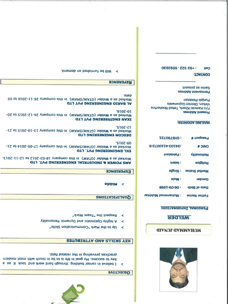 M.junaid CV | PDF