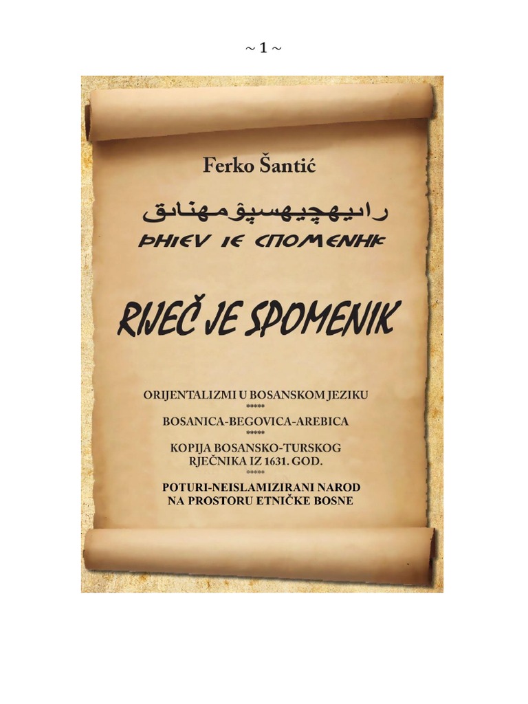 Qdoc - Tips Rije Je Spomenik Kompletan | PDF