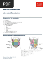 Abdominal Examination - OSCE Guide - Geeky Medics | PDF | Abdomen | Medical Specialties