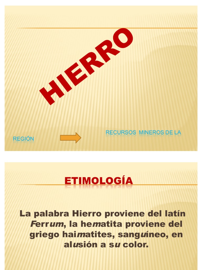 El Hierro | Hierro | Minerales