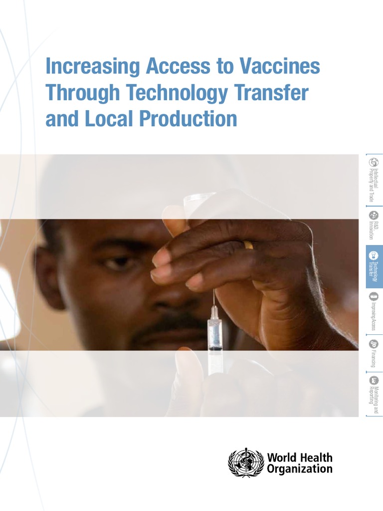 Increasing Access To Vaccines Through Technology Transfer | PDF ...