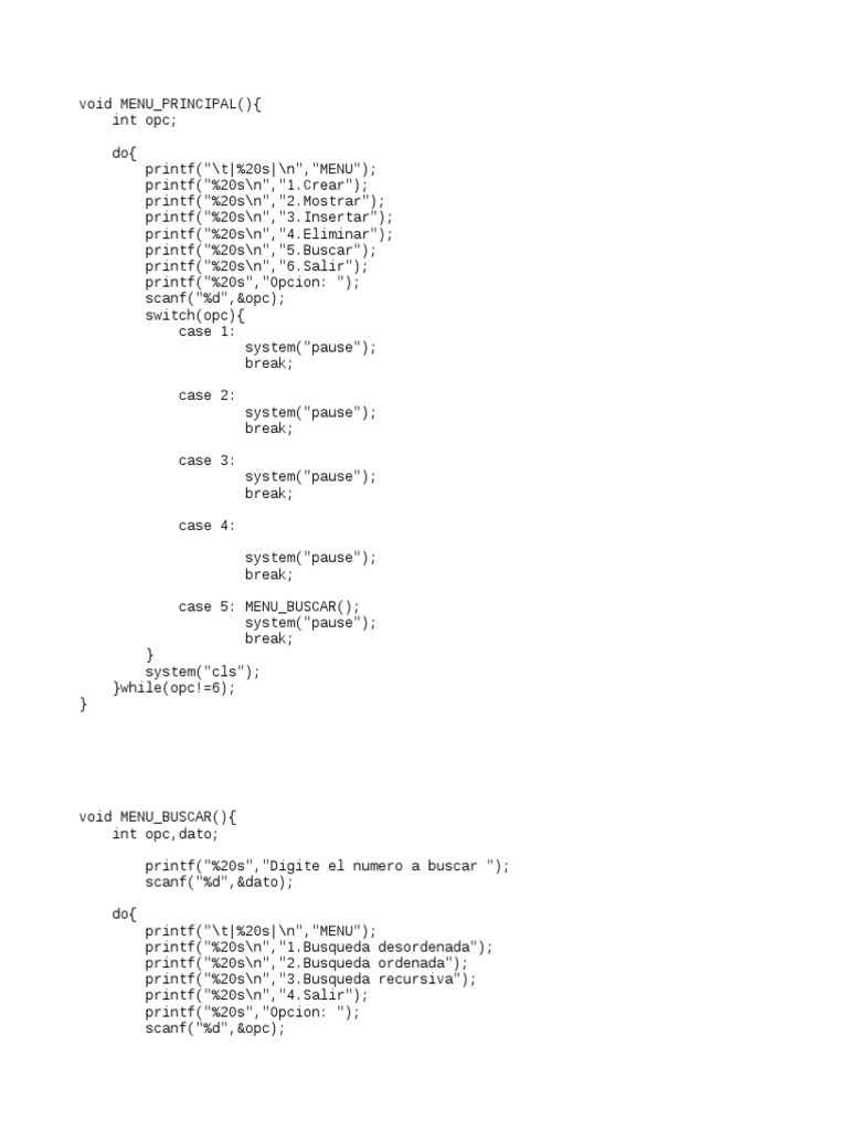 MENUS | PDF | Computer Programming | Computer Libraries