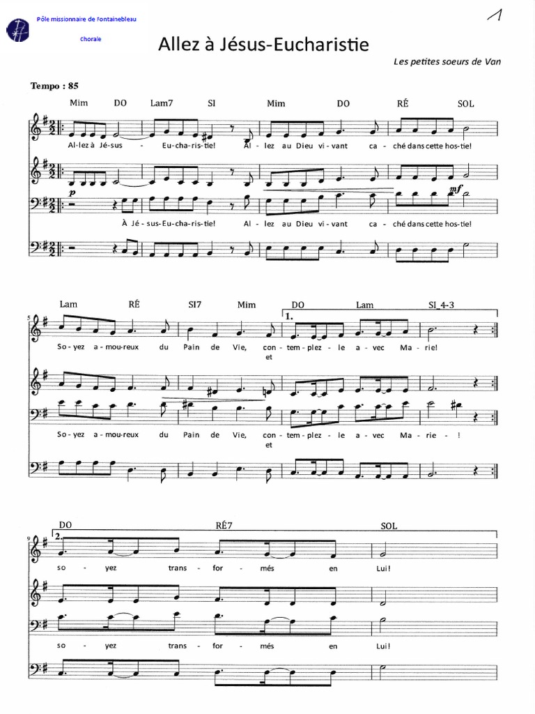 Allez À Jesus Eucharistie | PDF | Personnes