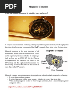 Magnetic Compass Error Explained | PDF | Compass | Force