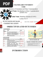Introduction To Mass Communication Course Outline | PDF