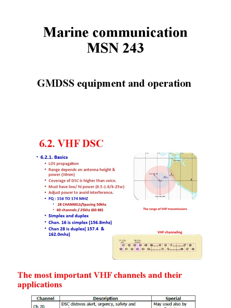 2 - GMDSS Equipment and Operation | PDF | Radio | Information And ...