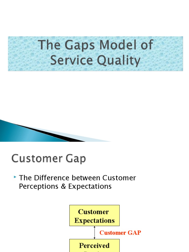 Chapter-02, Gaps Model | PDF | Business | Marketing