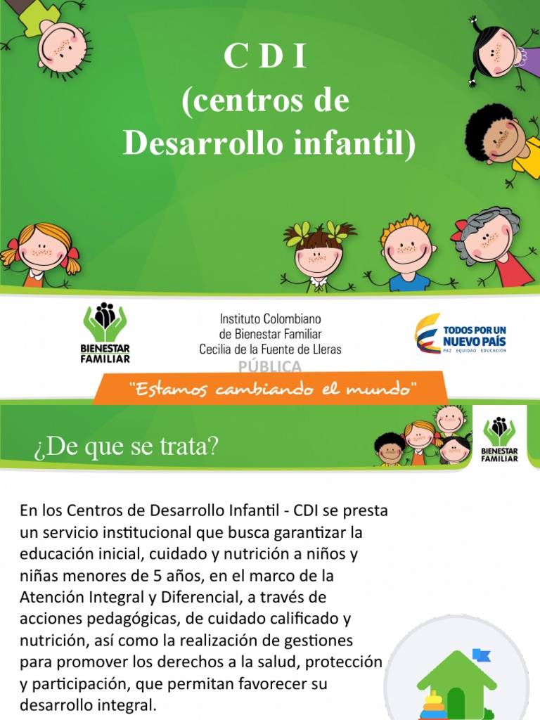 CDI (Centros de Desarrollo Infantil) : Pública | PDF | Educación de la primera infancia | Infancia