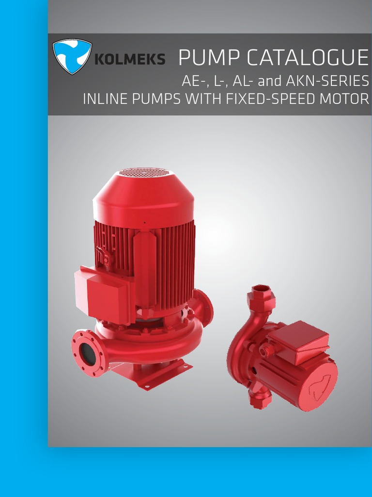 Catalogue 2015 Inline Pumps With Fixed-Speed Motor Highres | PDF | Pump ...