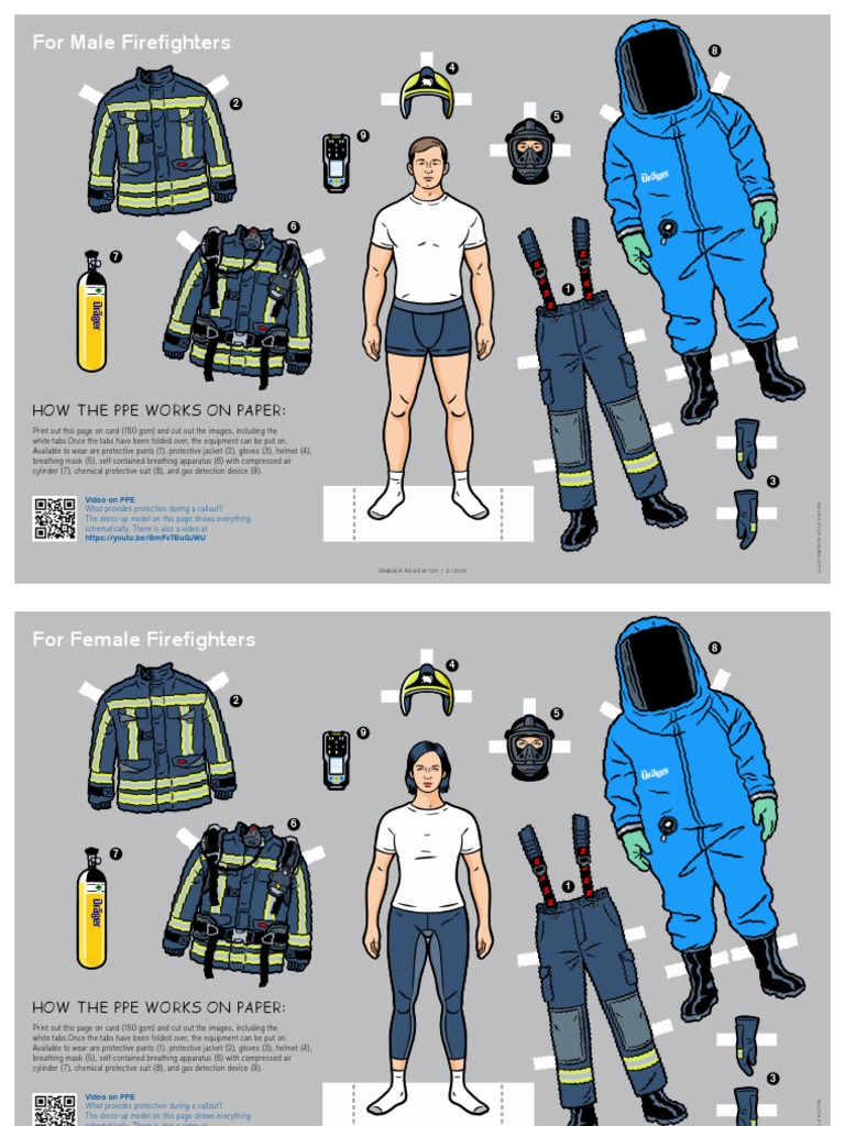 For Male Firefighters: How The Ppe Works On Paper | PDF | Personal ...