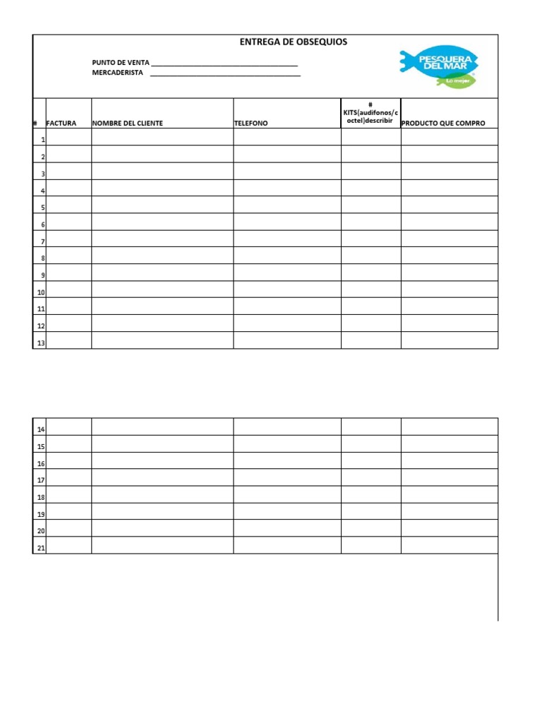 Entrega de Obsequios en Punto de Venta | PDF