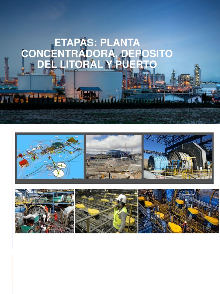 Estapas Planta Concentradora | PDF | Minería | Cobre