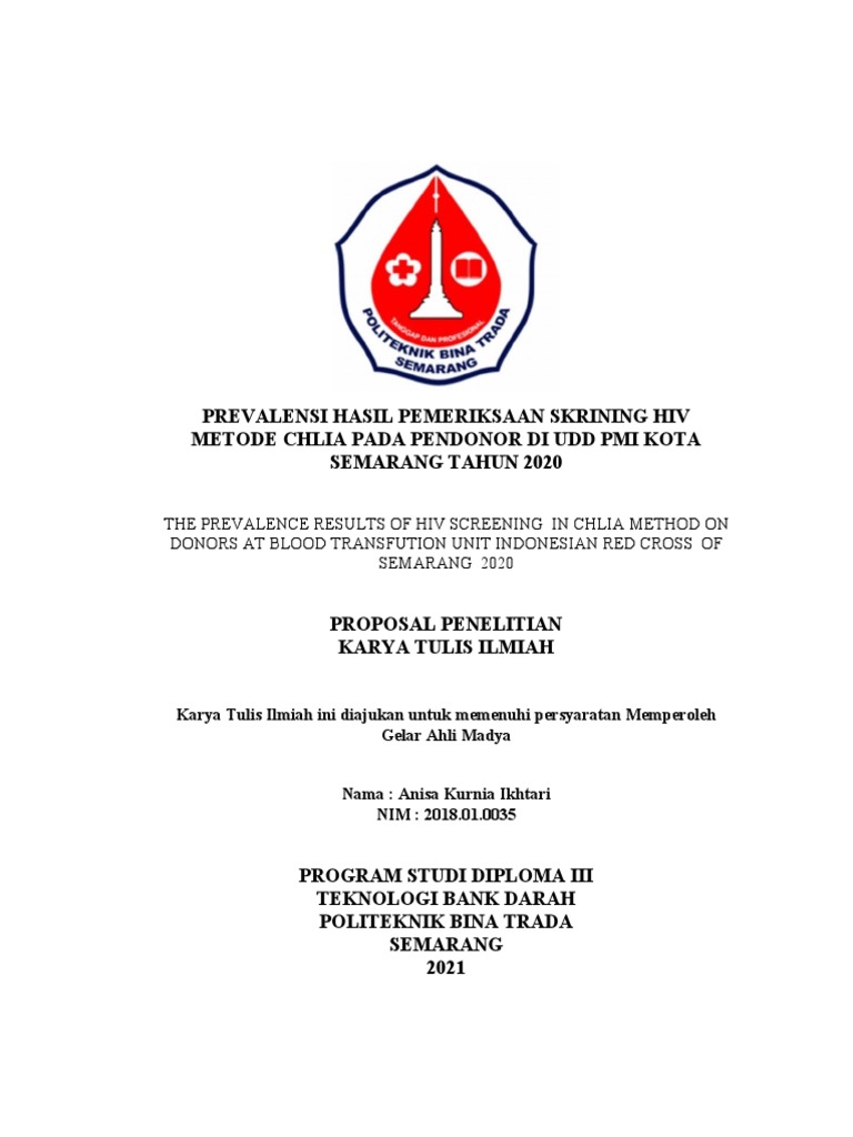 Proposal KTI (Anisa Kurnia) | PDF