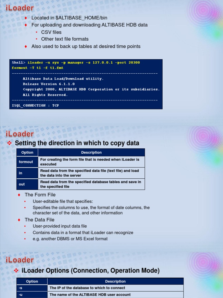 10.iloader Eng | PDF | Comma Separated Values | Databases