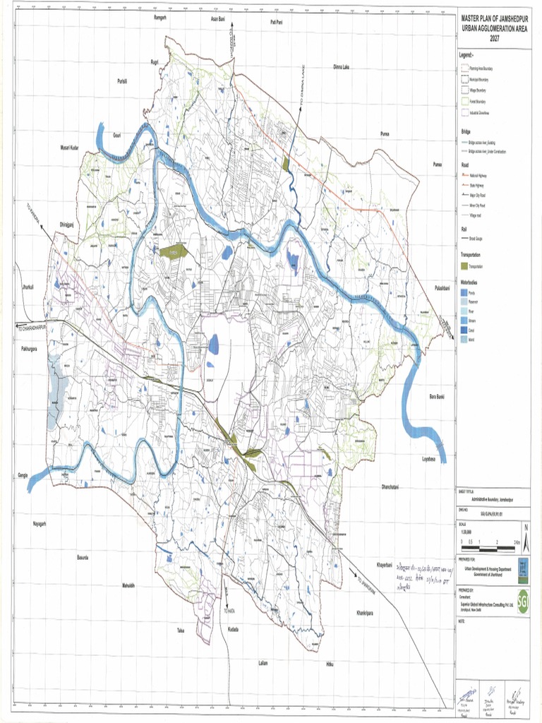Jamshedpur Combined Maps | PDF