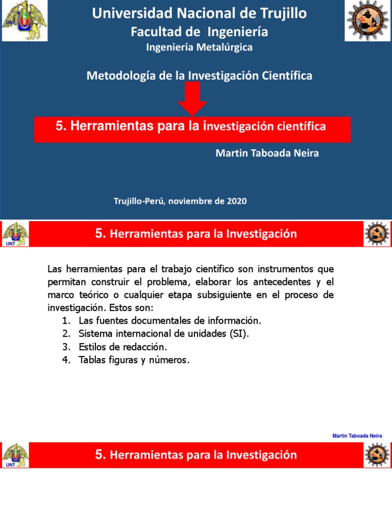 Herramientas para Investigación Científica | PDF | Sistema ...