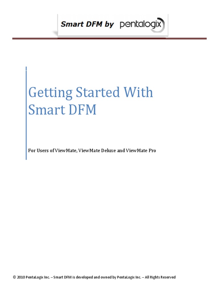 Getting Started With Smart DFM | PDF | Online And Offline | Internet Forum