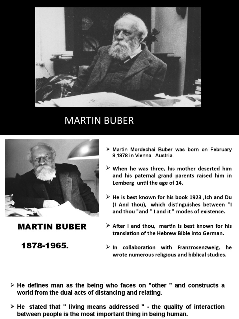 Martin Buber | PDF | Martin Buber | Dialogue