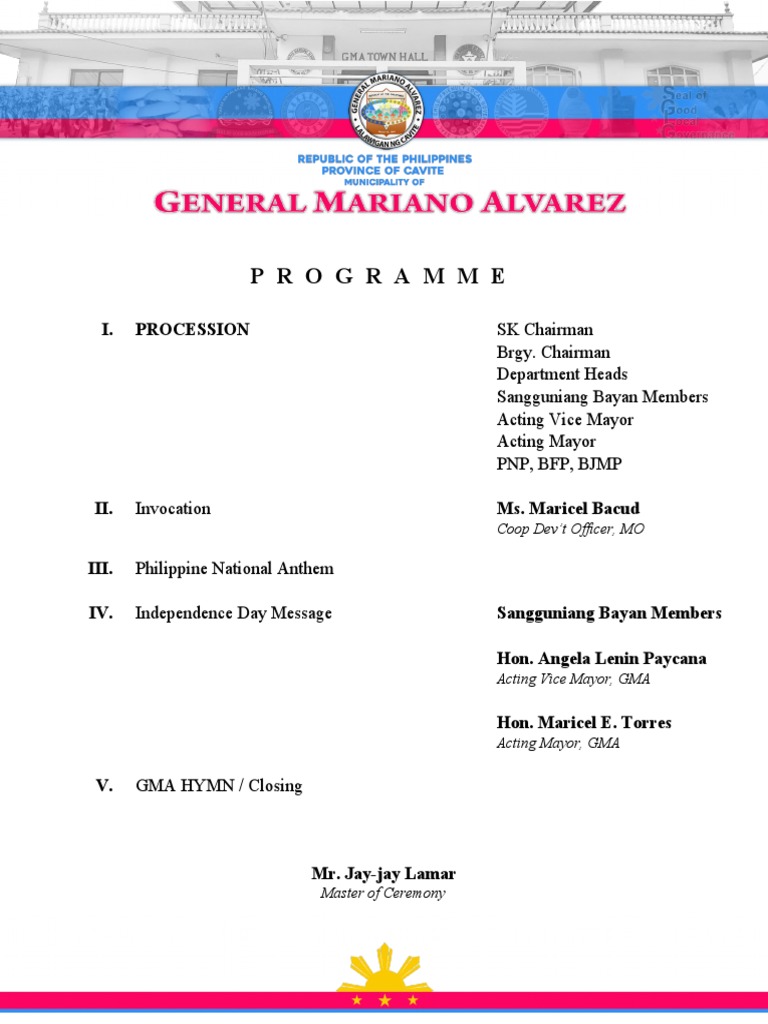 Independence Day Program Schedule | PDF