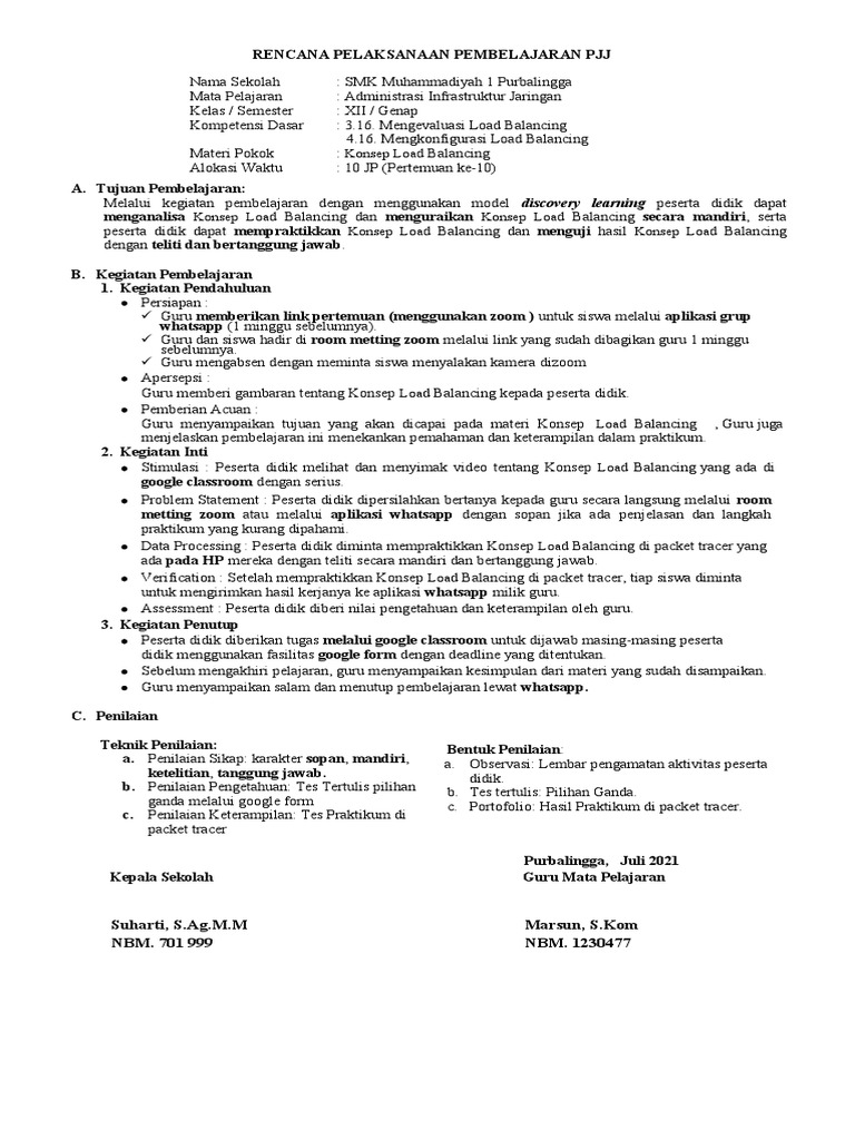 RPP Aij Xii Semester 2 | PDF