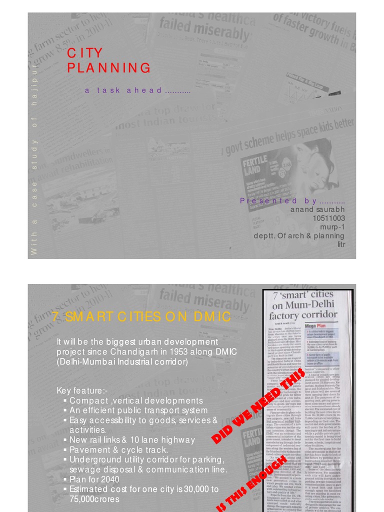 Development of Small and Medium Town | PDF | City | Water