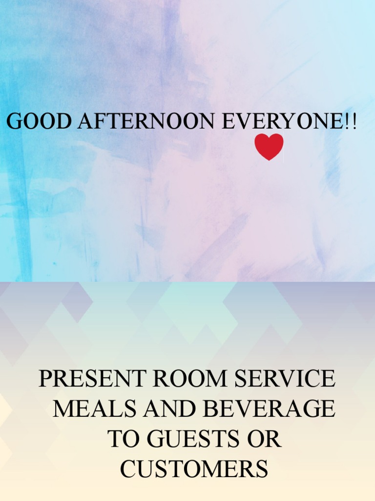 FBS Report Presentation | PDF | Waiting Staff | Services (Economics)