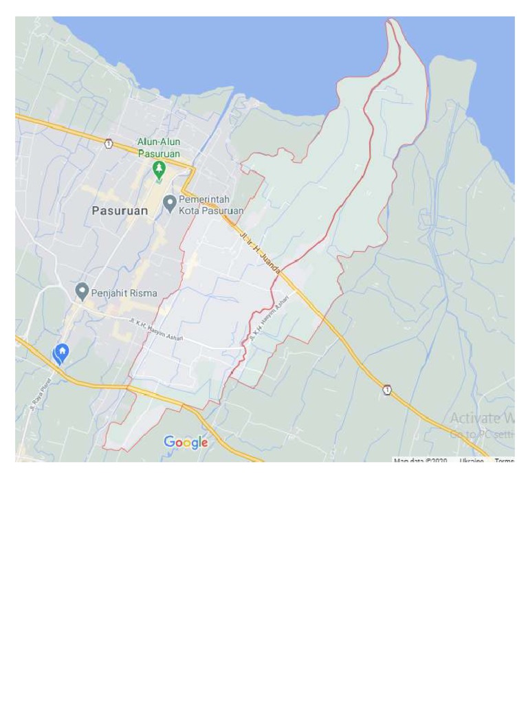 Peta Kecamatan Bugul Kidul | PDF