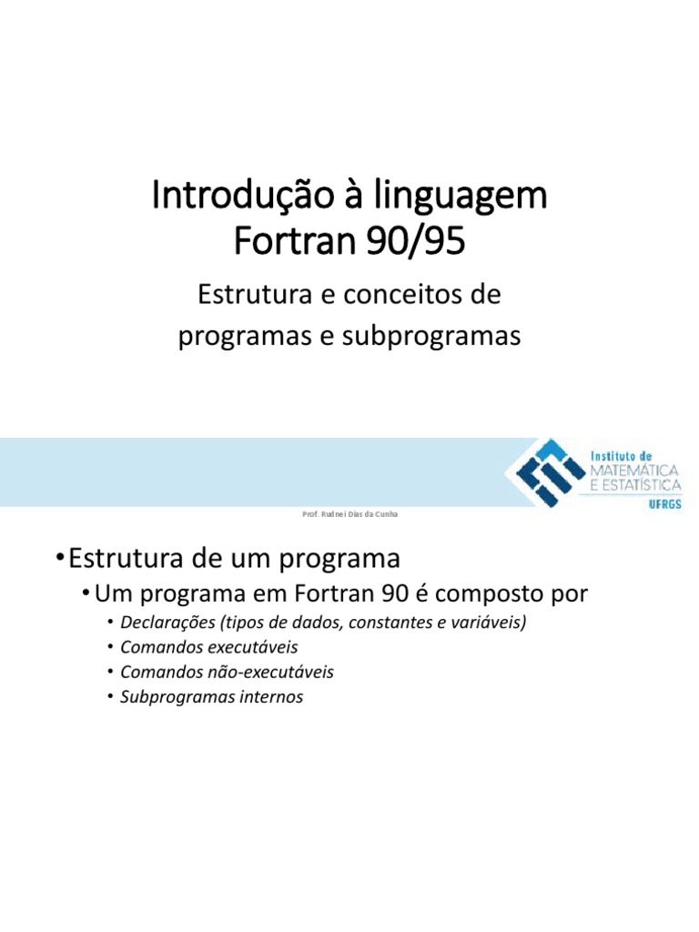 2 Estrutura-Programas | PDF | Linguagem de programação | Compilador