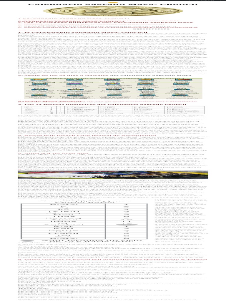 Calendario Sagrado Maya - Cholq'ij | PDF | Civilización maya | Calendario