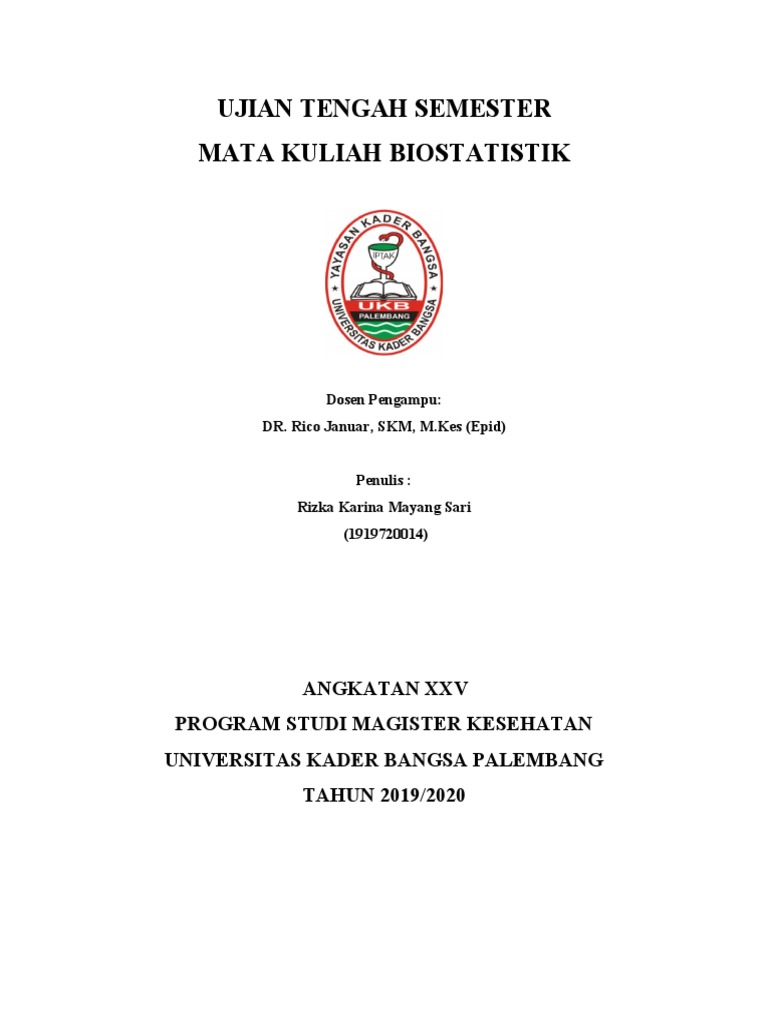 Uts Pak Rico Rizka Karina Mayang Sari (1919720014) | PDF