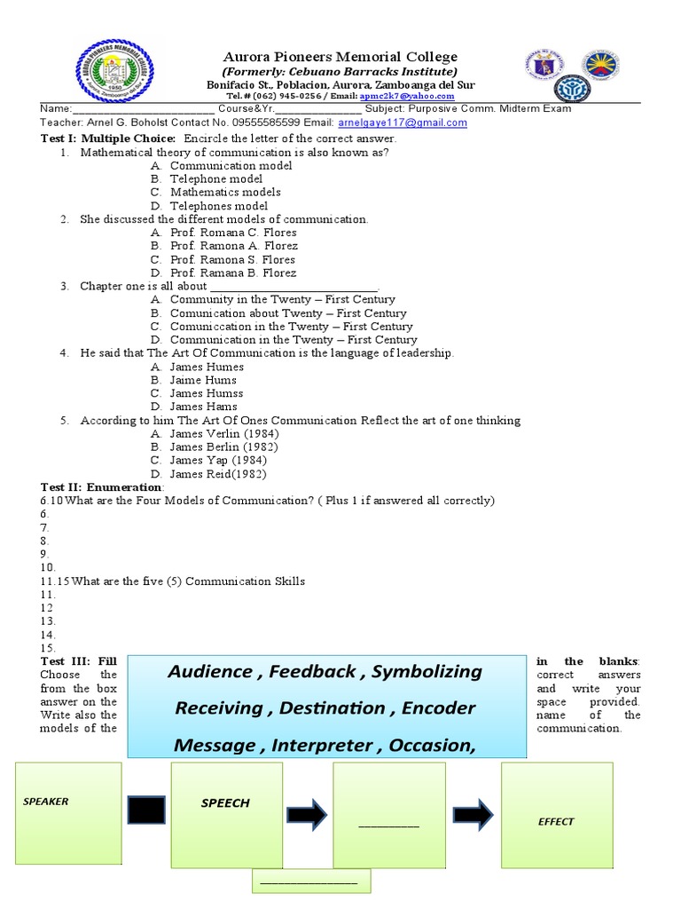 Purposive Communication Midterm Exam | Download Free PDF ... Purposive Communication Midterm Exam | Download Free PDF ...
