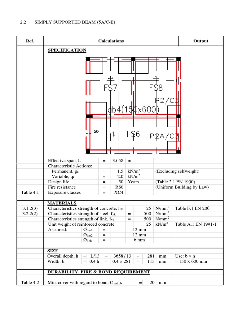 Simply supported beam analysis | PDF | Structural Engineering ...
