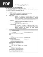 Grade 8-English Lesson Plan | PDF | Stress (Linguistics) | Lesson Plan