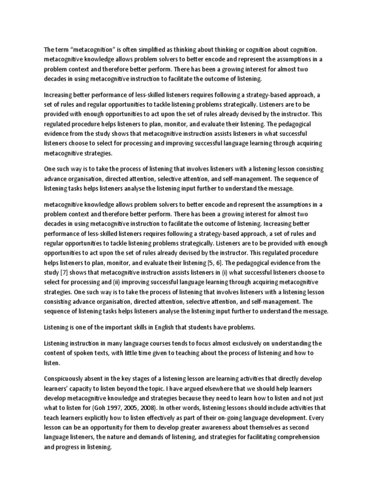 One Way Table of Specification | PDF | Metacognition | Applied Psychology