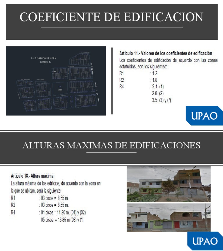 Coeficiente de Edificacion PPPT | PDF