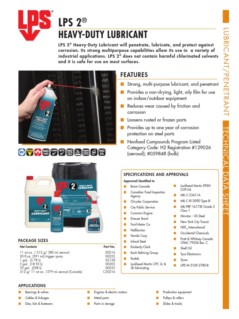 Heavy-Duty Lubricant: Features | PDF | Lubricant | Liquids
