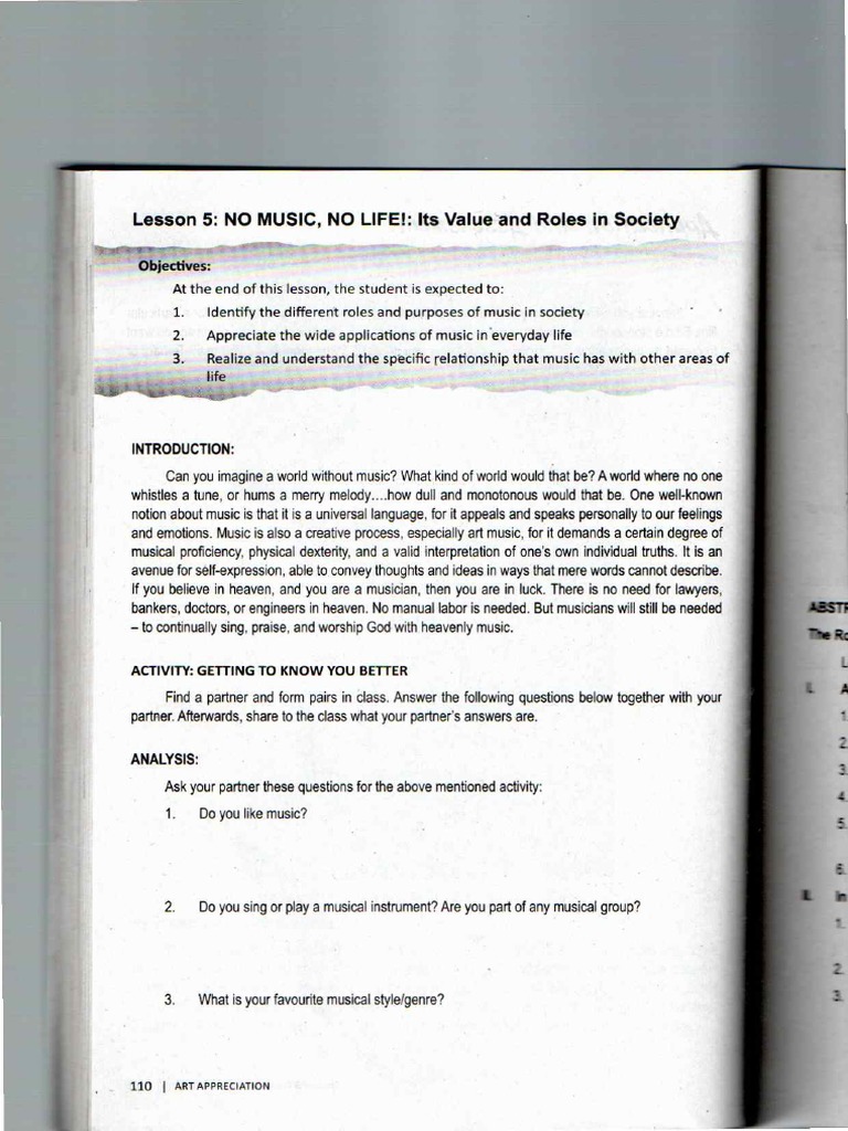 Chapter 3lesson 5 Art Appreciation | PDF