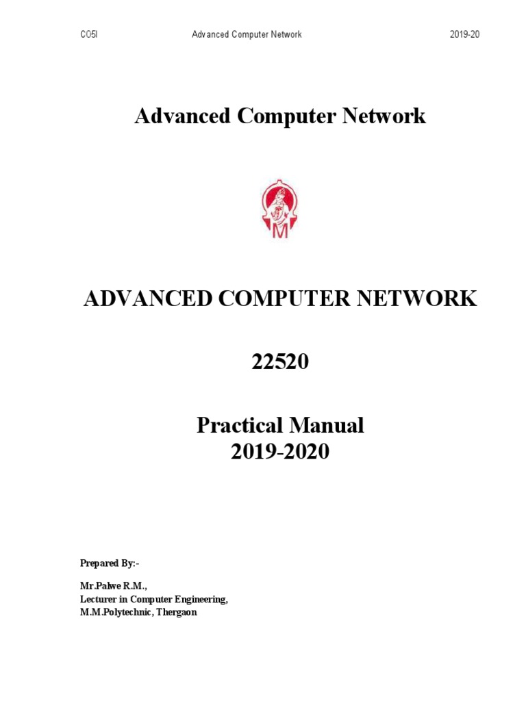 Acn-Practical Manual | PDF | Ip Address | Routing