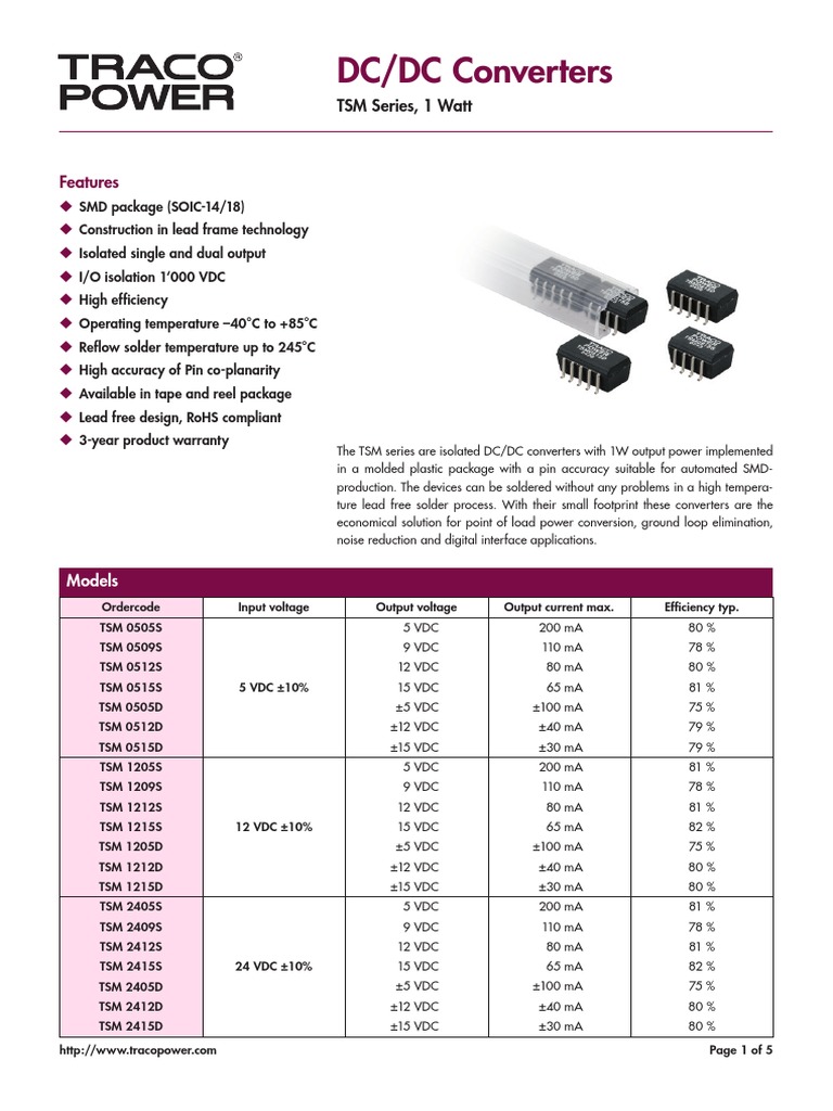 TSM Datasheet | PDF | Electrical Engineering | Electronics
