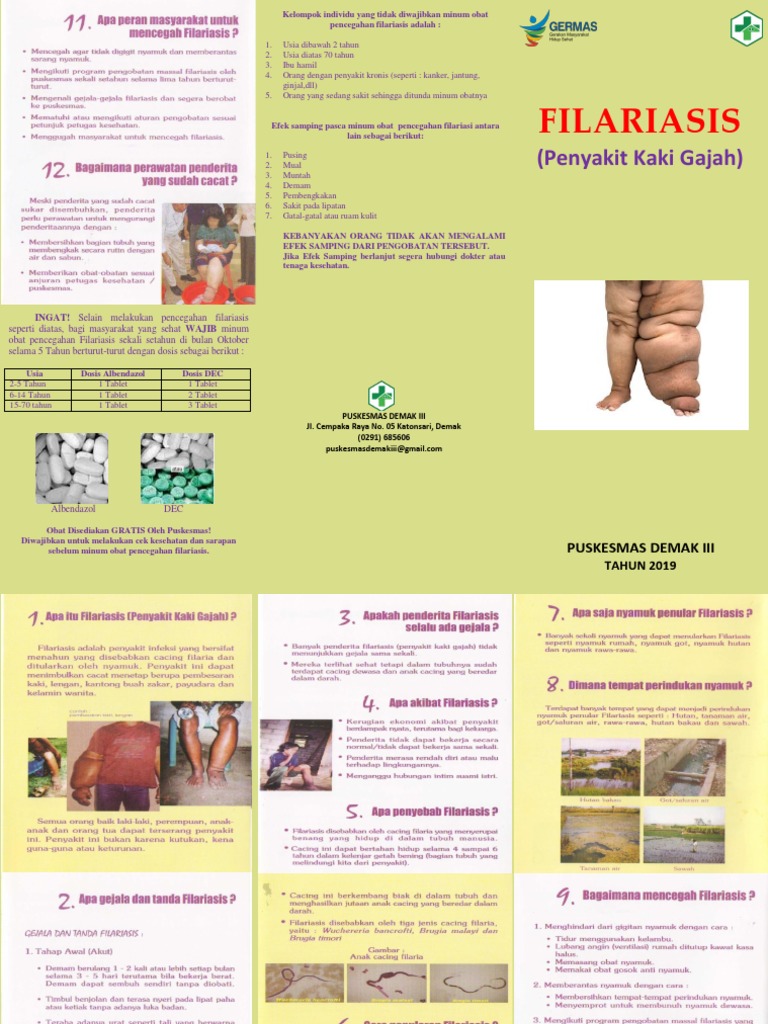 Leaflet FILARIASIS Revisi | PDF