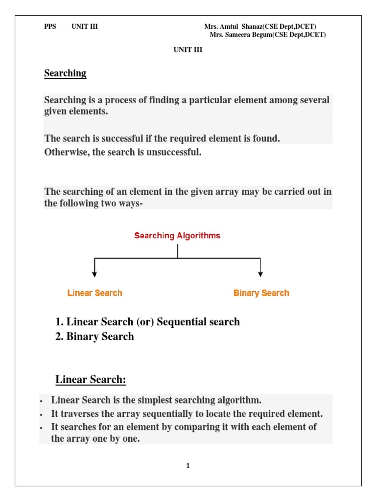 Unit Iii Pdf Parameter Computer Programming Subroutine