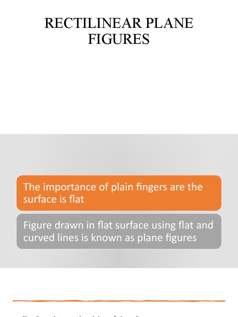 Rectilinear Plane Figures | PDF