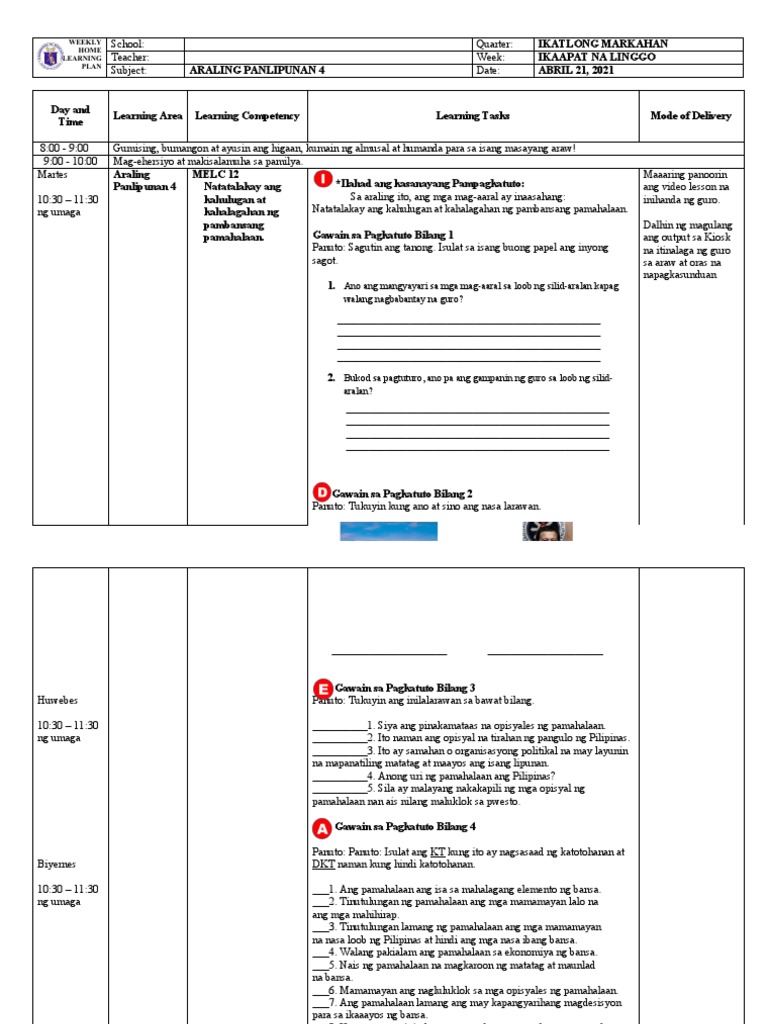 WHLP-AP 4-Quarter 4 | PDF