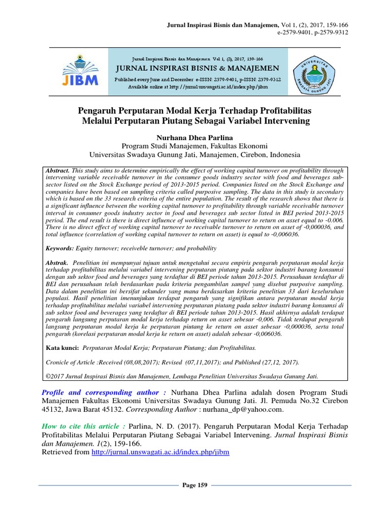 Perputaran Piutang | PDF | Statistical Analysis | Teaching Mathematics