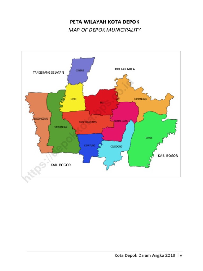 Peta Kota Depok | PDF