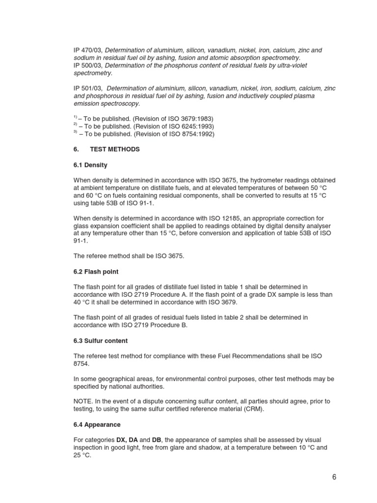 Determination of Aluminium, Silicon, Vanadium, Nickel, Iron, Calcium ...